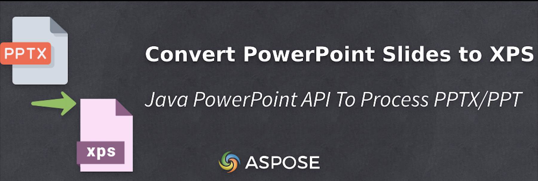 Converter Slides do PowerPoint para XPS em Java